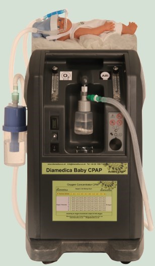 CPAP, complète avec concentrateur 10L (Diamedica) | Unicat